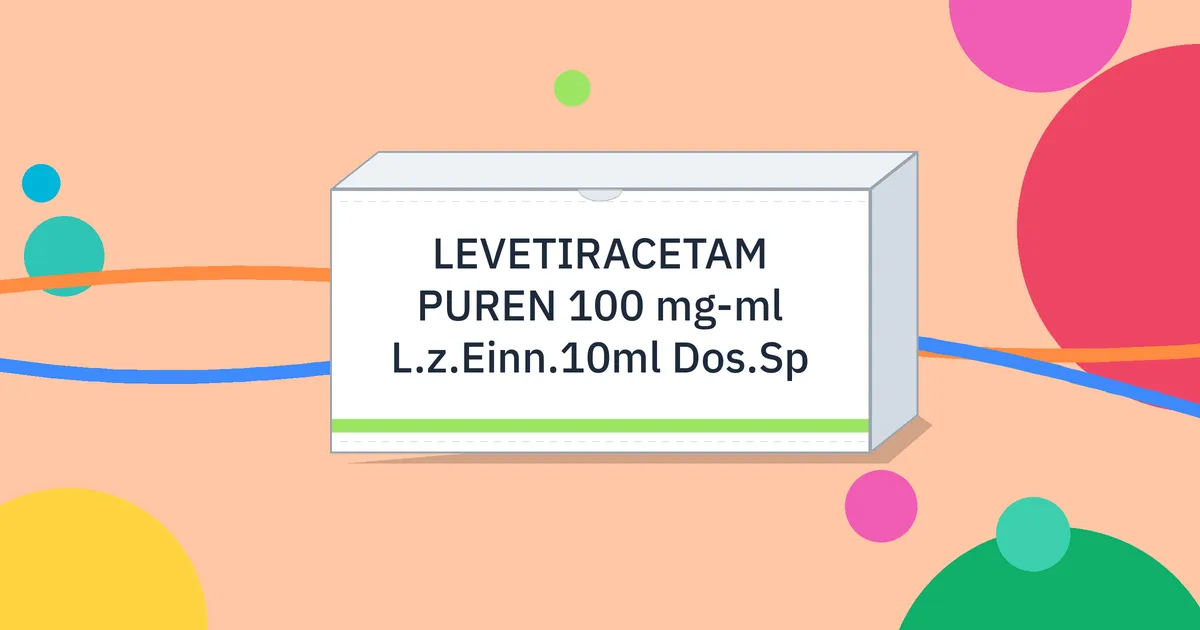 Symbolbild: Packung mit der Aufschrift LEVETIRACETAM PUREN 100 mg-ml L.z.Einn.10ml Dos.Sp (PZN 12501983) – Verfügbarkeit und Bezug in Apotheken in Frankfurt am Main