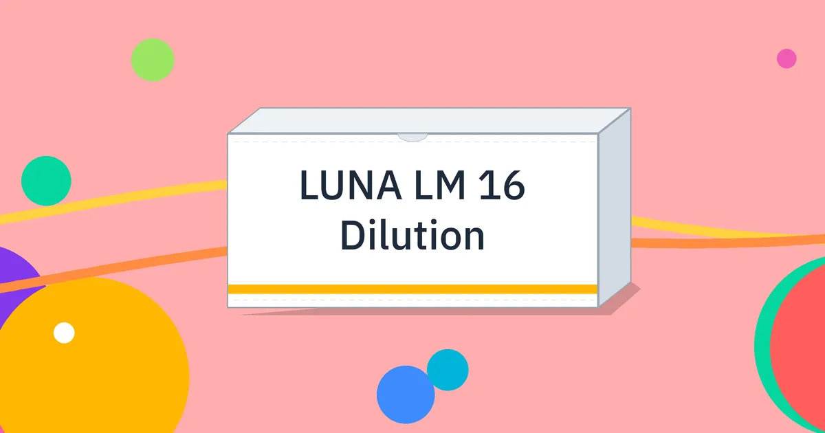 Symbolbild: Packung mit der Aufschrift LUNA LM 16 Dilution (PZN 12933932) – Verfügbarkeit und Bezug in Apotheken in Frankfurt am Main