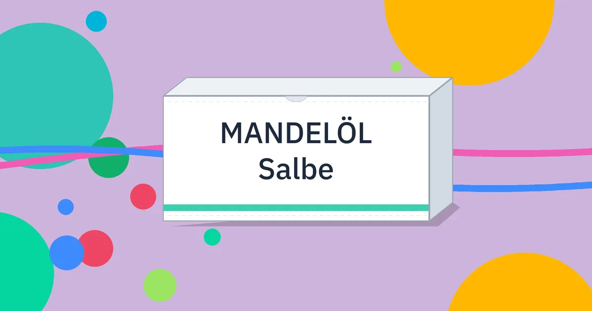 Symbolbild: Packung mit der Aufschrift MANDELÖL Salbe (PZN 08430119) – Verfügbarkeit und Bezug in Apotheken in Frankfurt am Main