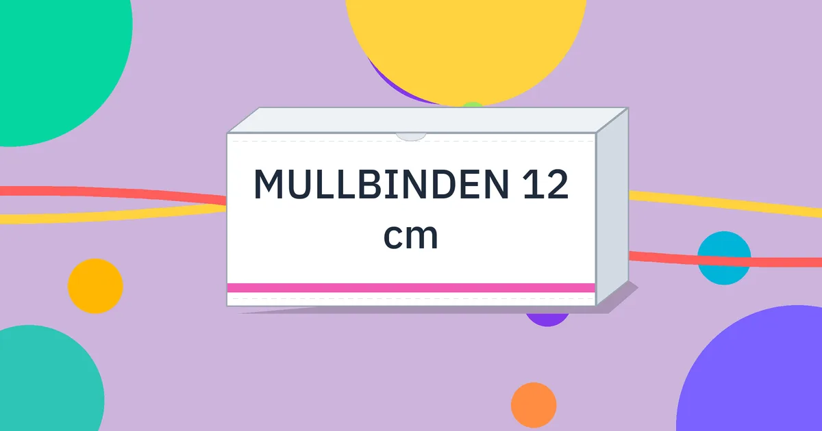 Symbolbild: Packung mit der Aufschrift MULLBINDEN 12 cm (PZN 01960185) – Verfügbarkeit und Bezug in Apotheken in Frankfurt am Main