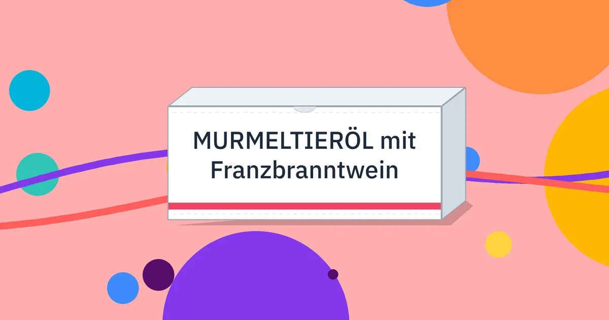 Symbolbild: Packung mit der Aufschrift MURMELTIERÖL mit Franzbranntwein (PZN 17272228) – Verfügbarkeit und Bezug in Apotheken in Frankfurt am Main