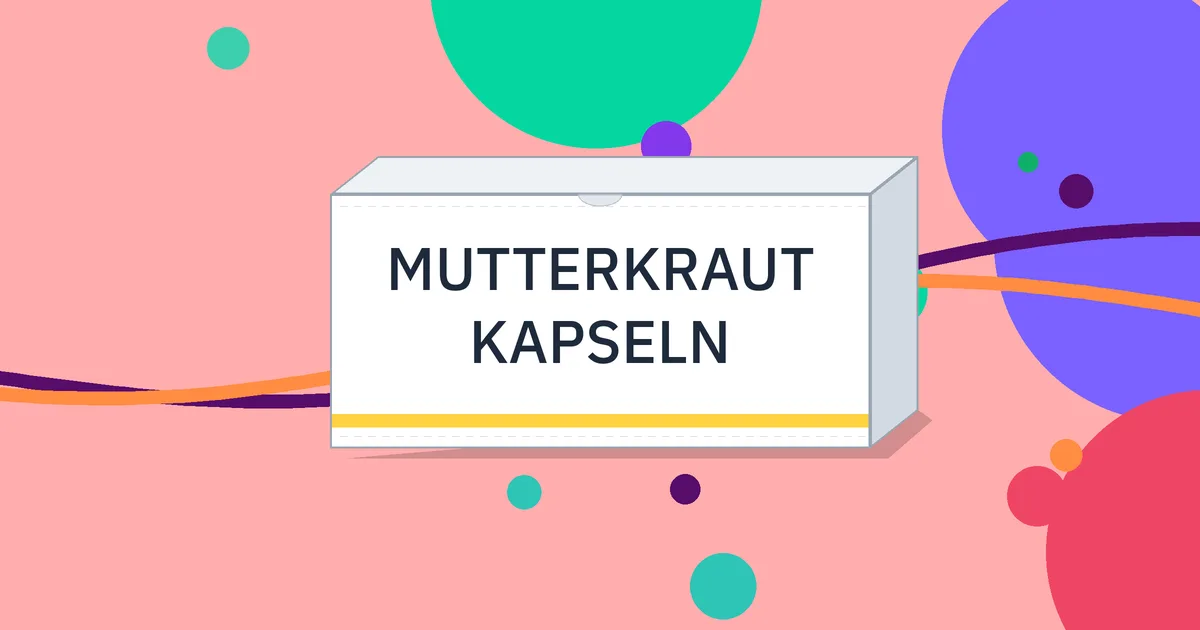 Symbolbild: Packung mit der Aufschrift MUTTERKRAUT KAPSELN (PZN 08635241) – Verfügbarkeit und Bezug in Apotheken in Frankfurt am Main