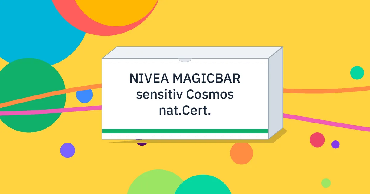 Symbolbild: Packung mit der Aufschrift NIVEA MAGICBAR sensitiv Cosmos nat.Cert. (PZN 17624704) – Verfügbarkeit und Bezug in Apotheken in Frankfurt am Main