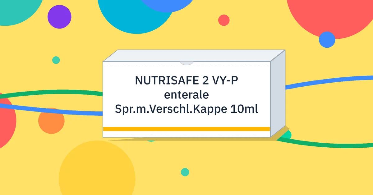 Symbolbild: Packung mit der Aufschrift NUTRISAFE 2 VY-P enterale Spr.m.Verschl.Kappe 10ml (PZN 20066231) – Verfügbarkeit und Bezug in Apotheken in Frankfurt am Main