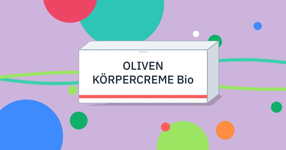 Symbolbild: Packung mit der Aufschrift OLIVEN KÖRPERCREME Bio (PZN 04708948) – Verfügbarkeit und Bezug in Apotheken in Frankfurt am Main