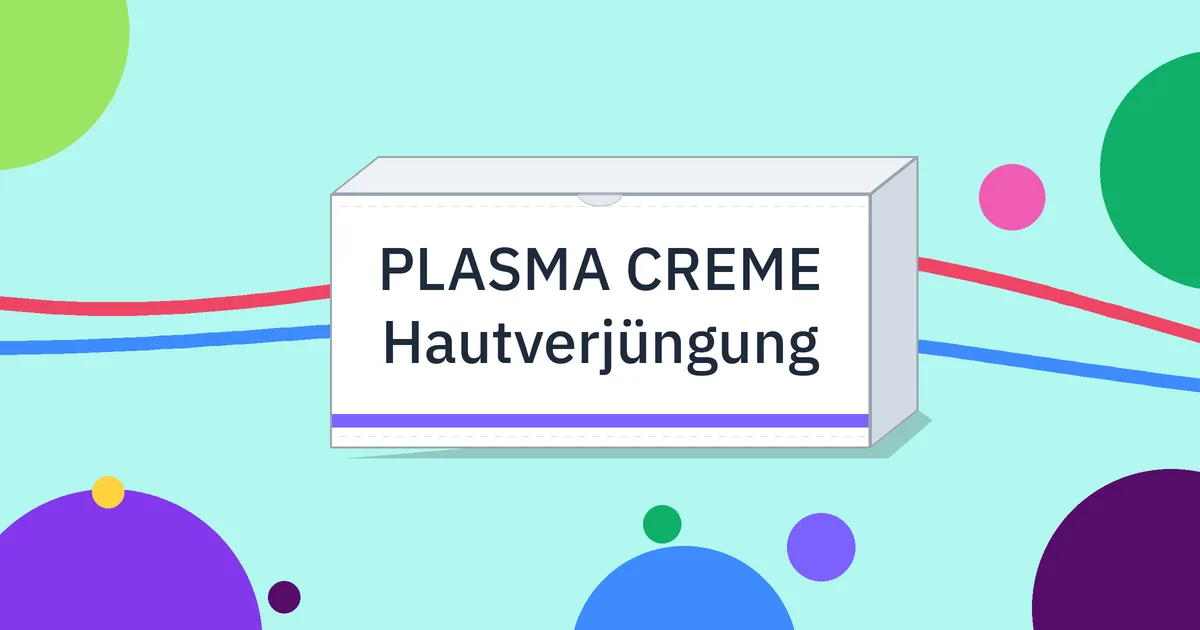 Symbolbild: Packung mit der Aufschrift PLASMA CREME Hautverjüngung (PZN 16314396) – Verfügbarkeit und Bezug in Apotheken in Frankfurt am Main