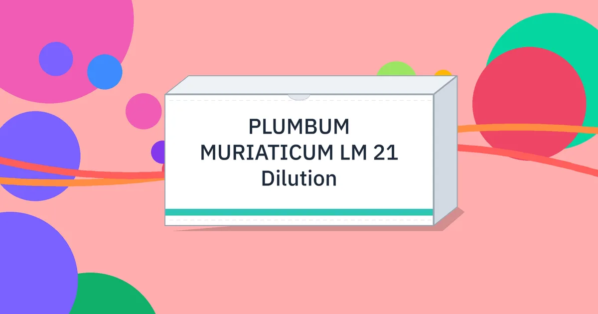 Symbolbild: Packung mit der Aufschrift PLUMBUM MURIATICUM LM 21 Dilution (PZN 13041667) – Verfügbarkeit und Bezug in Apotheken in Frankfurt am Main