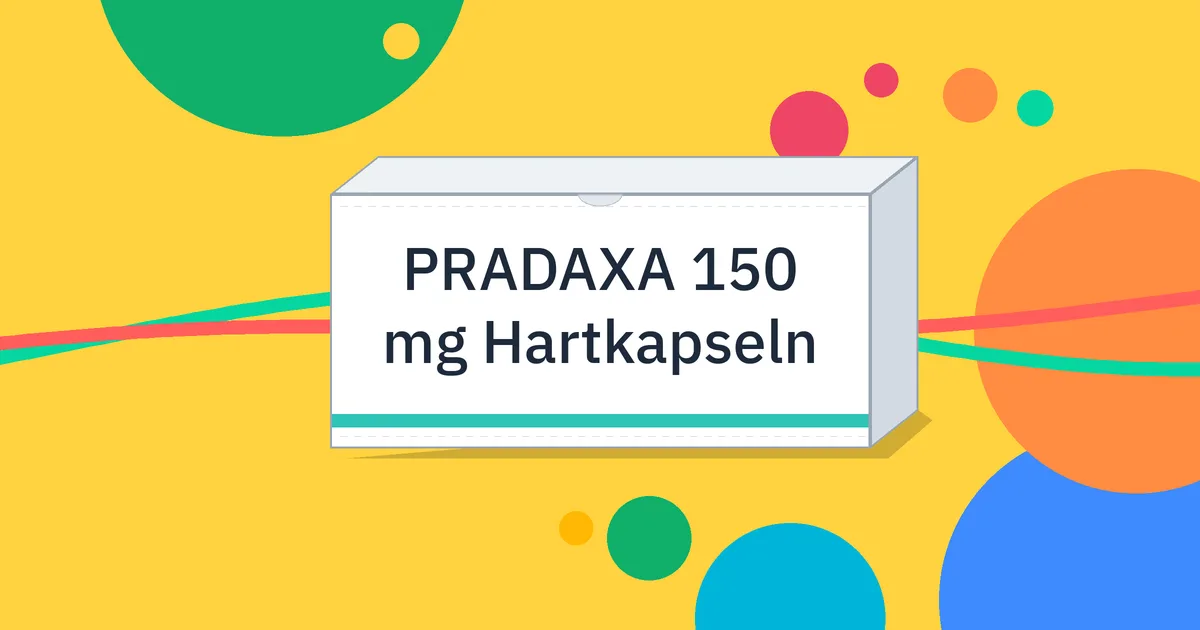 Symbolbild: Packung mit der Aufschrift PRADAXA 150 mg Hartkapseln (PZN 06561952) – Verfügbarkeit und Bezug in Apotheken in Frankfurt am Main