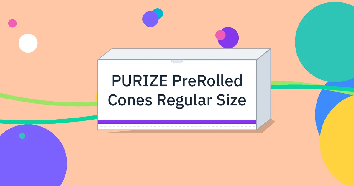 Symbolbild: Packung mit der Aufschrift PURIZE PreRolled Cones Regular Size (PZN 20294357) – Verfügbarkeit und Bezug in Apotheken in Frankfurt am Main