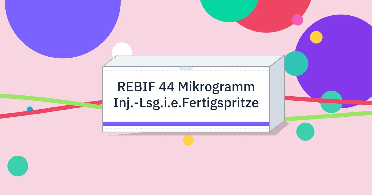 Symbolbild: Packung mit der Aufschrift REBIF 44 Mikrogramm Inj.-Lsg.i.e.Fertigspritze (PZN 05506514) – Verfügbarkeit und Bezug in Apotheken in Frankfurt am Main