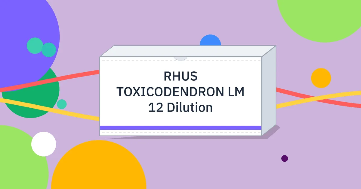 Symbolbild: Packung mit der Aufschrift RHUS TOXICODENDRON LM 12 Dilution (PZN 02603553) – Verfügbarkeit und Bezug in Apotheken in Frankfurt am Main