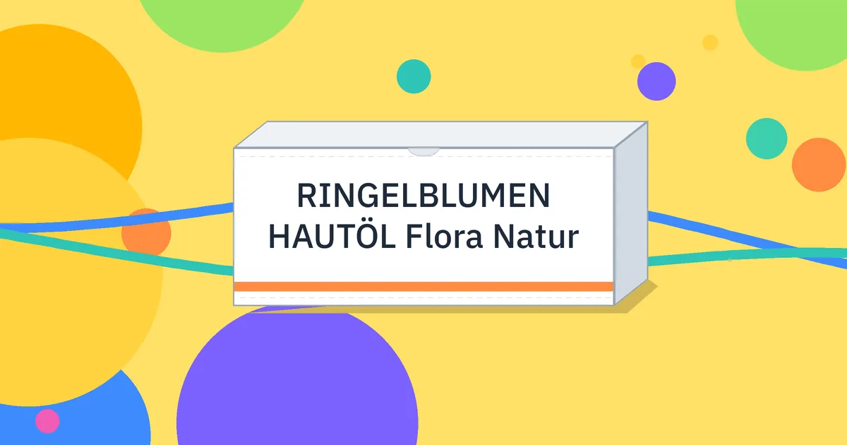 Symbolbild: Packung mit der Aufschrift RINGELBLUMEN HAUTÖL Flora Natur (PZN 04952884) – Verfügbarkeit und Bezug in Apotheken in Frankfurt am Main
