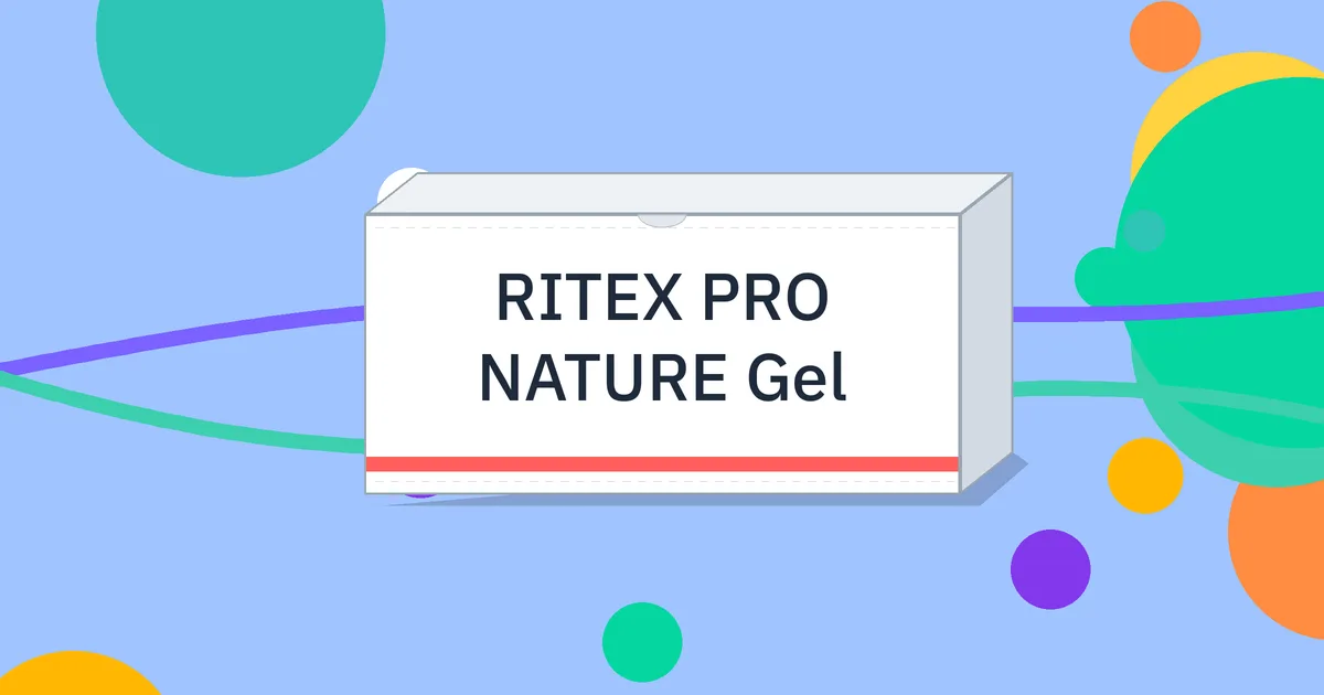 Symbolbild: Packung mit der Aufschrift RITEX PRO NATURE Gel (PZN 19629775) – Verfügbarkeit und Bezug in Apotheken in Frankfurt am Main