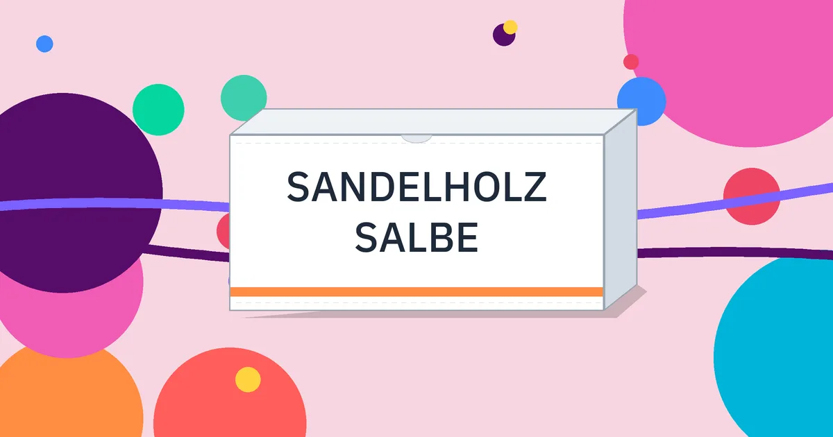 Symbolbild: Packung mit der Aufschrift SANDELHOLZ SALBE (PZN 18301848) – Verfügbarkeit und Bezug in Apotheken in Frankfurt am Main