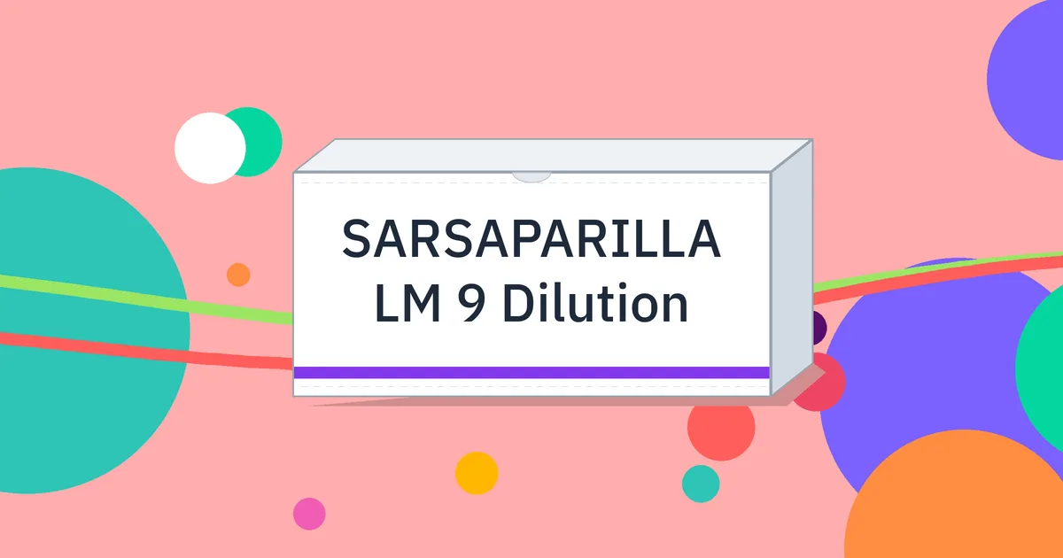 Symbolbild: Packung mit der Aufschrift SARSAPARILLA LM 9 Dilution (PZN 13183048) – Verfügbarkeit und Bezug in Apotheken in Frankfurt am Main