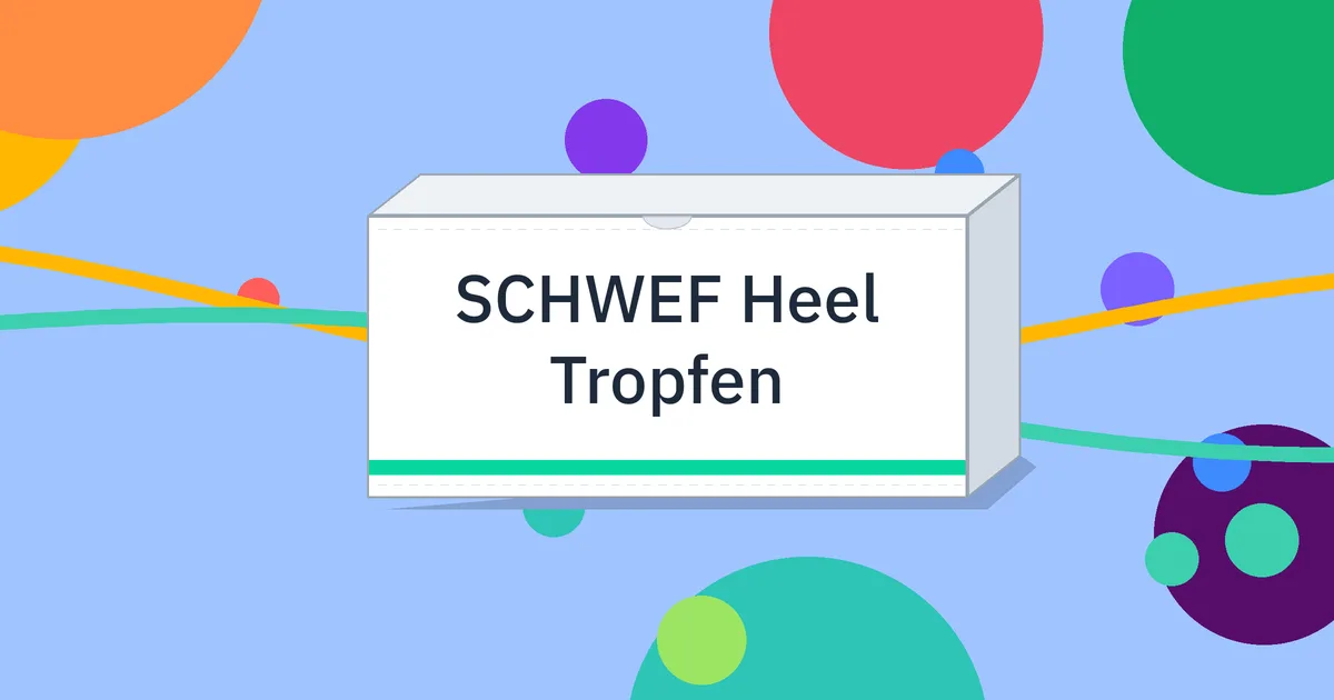 Symbolbild: Packung mit der Aufschrift SCHWEF Heel Tropfen (PZN 00919507) – Verfügbarkeit und Bezug in Apotheken in Frankfurt am Main