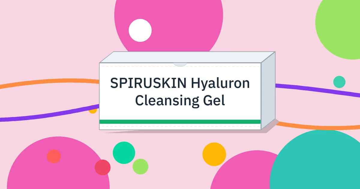 Symbolbild: Packung mit der Aufschrift SPIRUSKIN Hyaluron Cleansing Gel (PZN 16791340) – Verfügbarkeit und Bezug in Apotheken in Frankfurt am Main