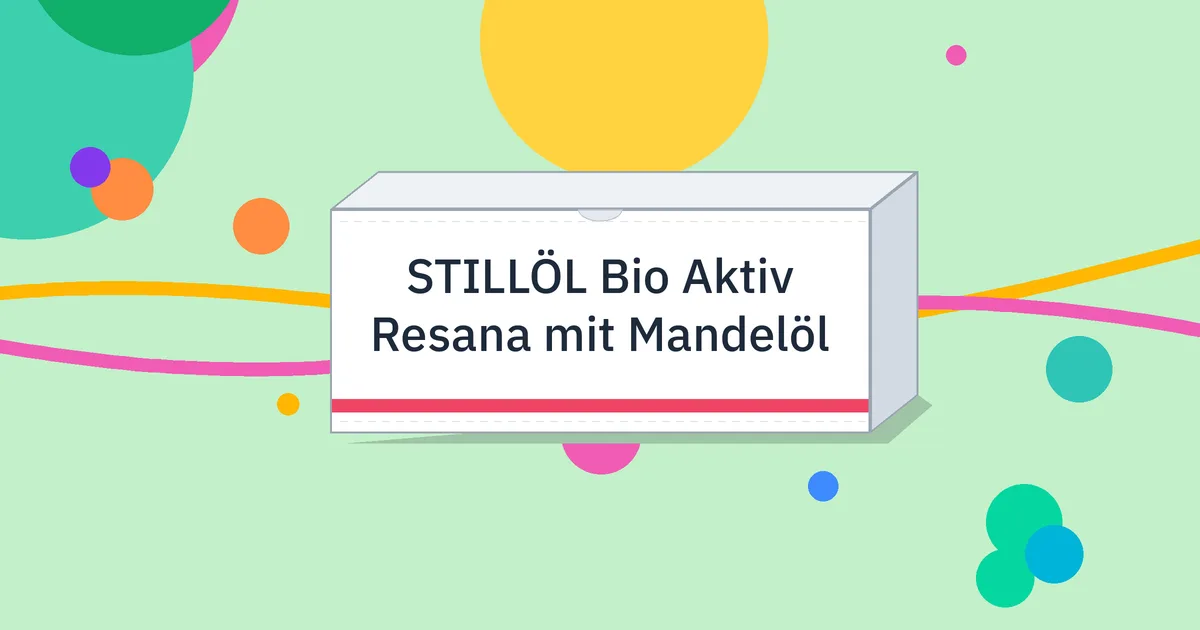 Symbolbild: Packung mit der Aufschrift STILLÖL Bio Aktiv Resana mit Mandelöl (PZN 18228927) – Verfügbarkeit und Bezug in Apotheken in Frankfurt am Main