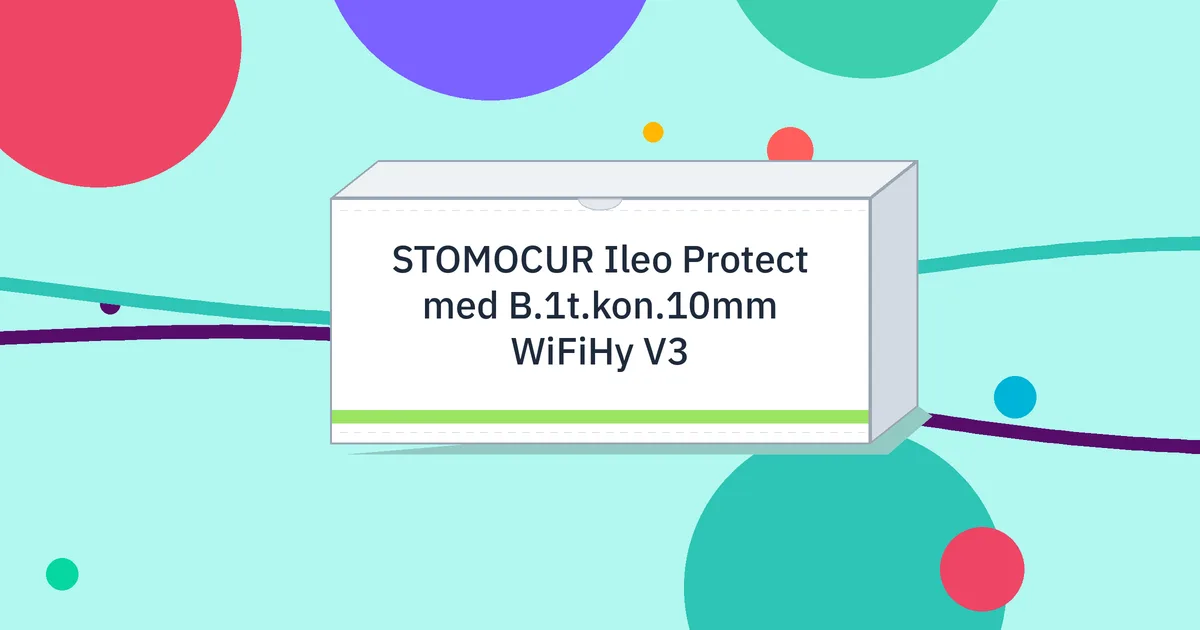 Symbolbild: Packung mit der Aufschrift STOMOCUR Ileo Protect med B.1t.kon.10mm WiFiHy V3 (PZN 14360274) – Verfügbarkeit und Bezug in Apotheken in Frankfurt am Main