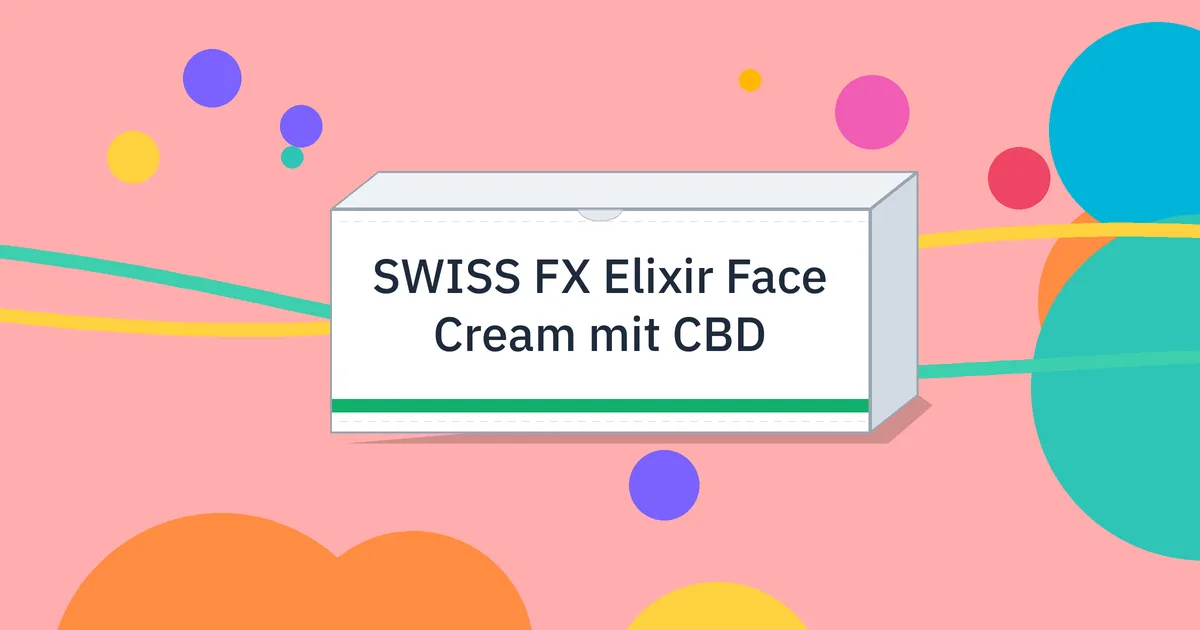 Symbolbild: Packung mit der Aufschrift SWISS FX Elixir Face Cream mit CBD (PZN 17899306) – Verfügbarkeit und Bezug in Apotheken in Frankfurt am Main