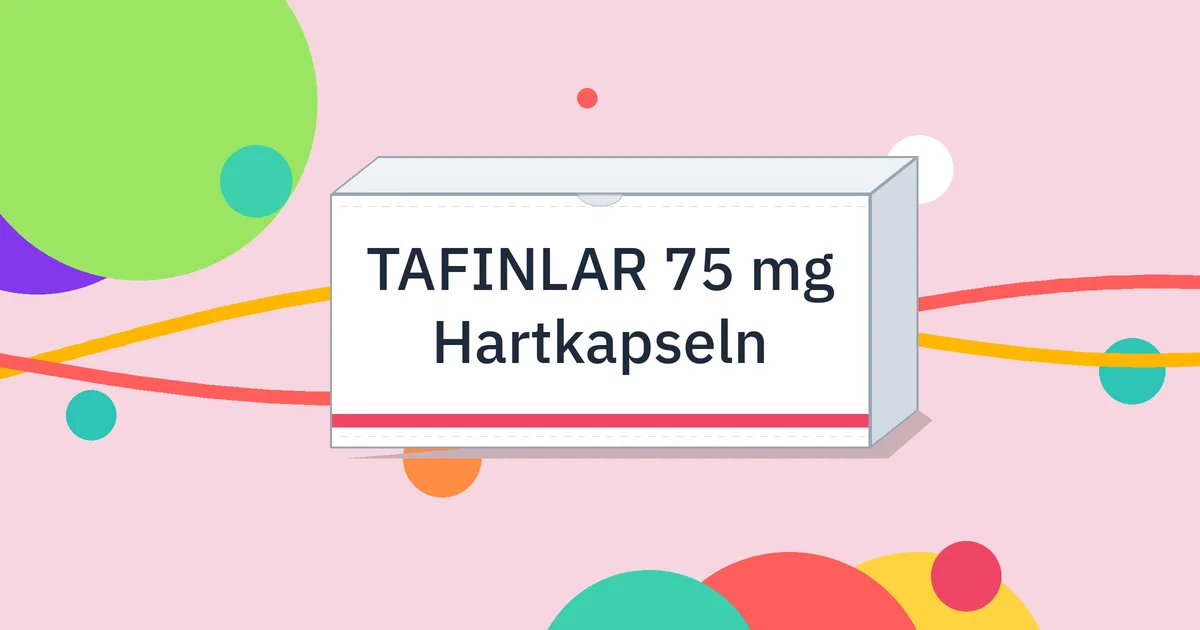 Symbolbild: Packung mit der Aufschrift TAFINLAR 75 mg Hartkapseln (PZN 07699865) – Verfügbarkeit und Bezug in Apotheken in Frankfurt am Main