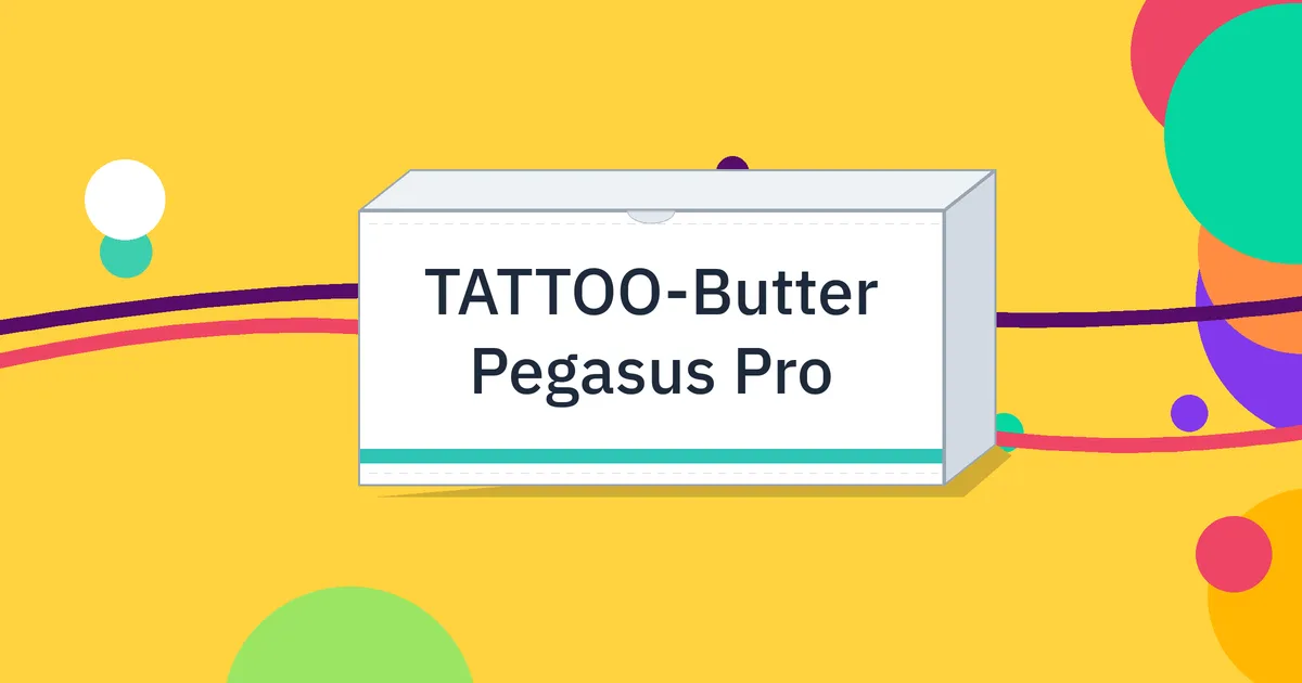 Symbolbild: Packung mit der Aufschrift TATTOO-Butter Pegasus Pro (PZN 19942526) – Verfügbarkeit und Bezug in Apotheken in Frankfurt am Main