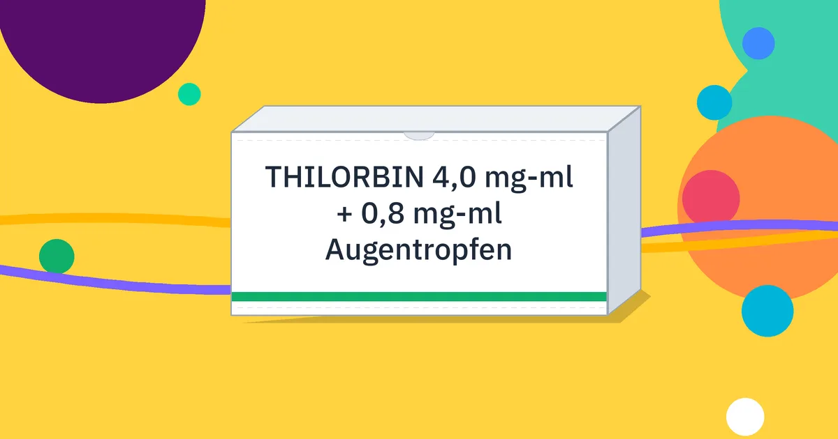 Symbolbild: Packung mit der Aufschrift THILORBIN 4,0 mg-ml + 0,8 mg-ml Augentropfen (PZN 10998703) – Verfügbarkeit und Bezug in Apotheken in Frankfurt am Main