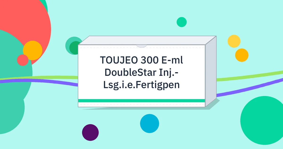 Symbolbild: Packung mit der Aufschrift TOUJEO 300 E-ml DoubleStar Inj.-Lsg.i.e.Fertigpen (PZN 19510270) – Verfügbarkeit und Bezug in Apotheken in Frankfurt am Main