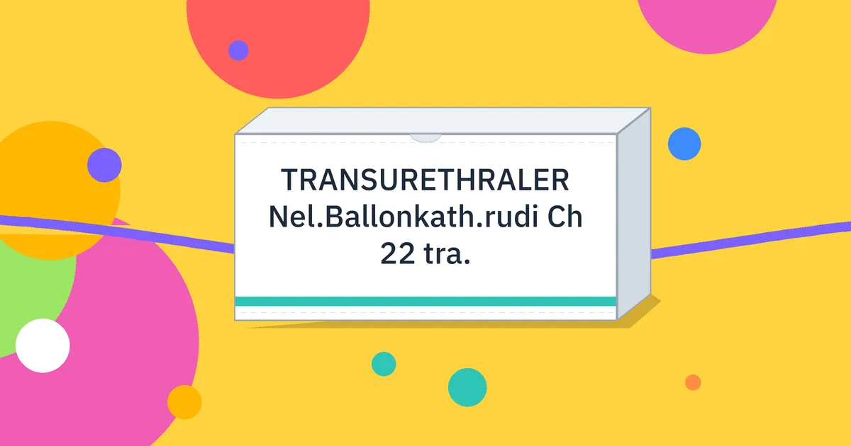 Symbolbild: Packung mit der Aufschrift TRANSURETHRALER Nel.Ballonkath.rudi Ch 22 tra. (PZN 19950388) – Verfügbarkeit und Bezug in Apotheken in Frankfurt am Main
