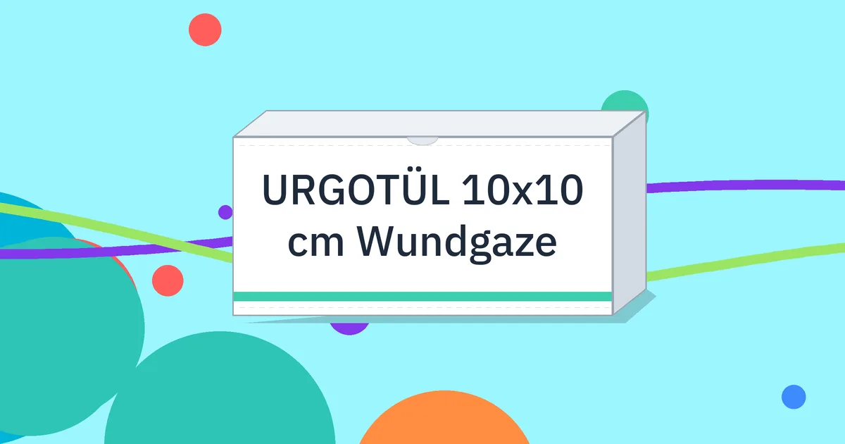 Symbolbild: Packung mit der Aufschrift URGOTÜL 10x10 cm Wundgaze (PZN 16684578) – Verfügbarkeit und Bezug in Apotheken in Frankfurt am Main