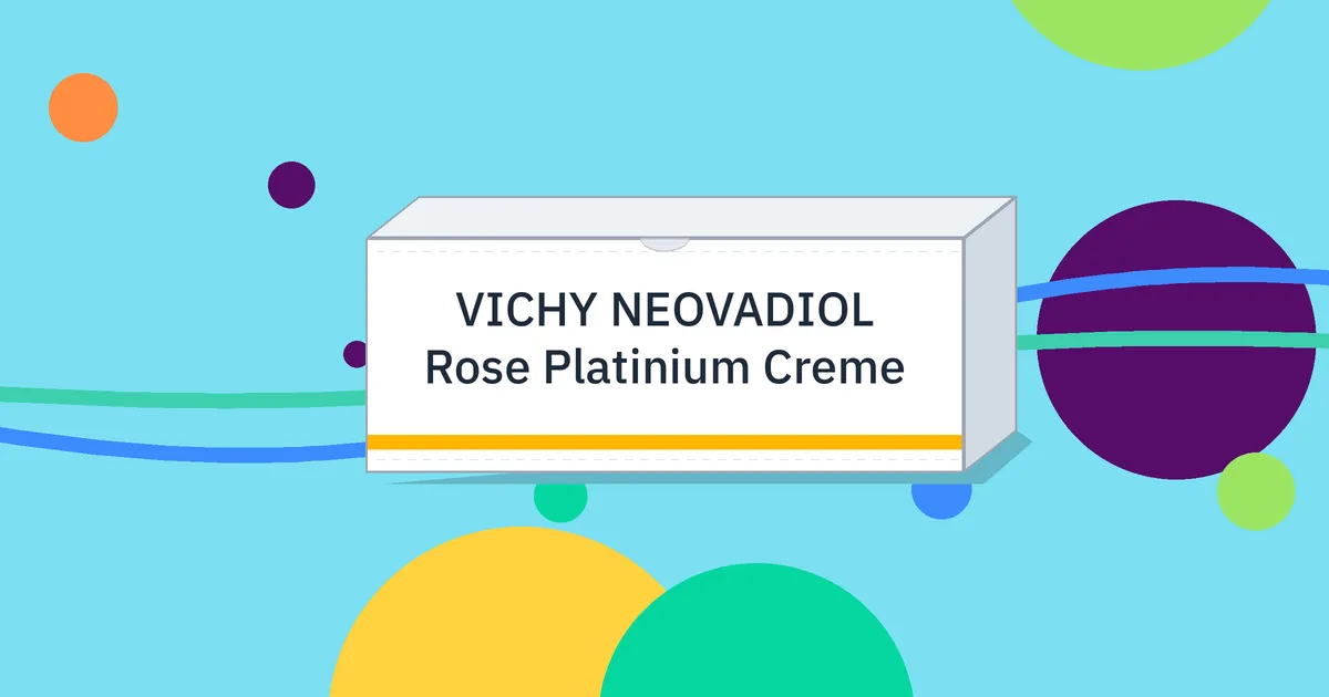 Symbolbild: Packung mit der Aufschrift VICHY NEOVADIOL Rose Platinium Creme (PZN 13515444) – Verfügbarkeit und Bezug in Apotheken in Frankfurt am Main