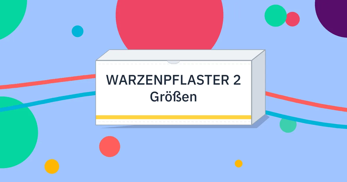 Symbolbild: Packung mit der Aufschrift WARZENPFLASTER 2 Größen (PZN 11025256) – Verfügbarkeit und Bezug in Apotheken in Frankfurt am Main