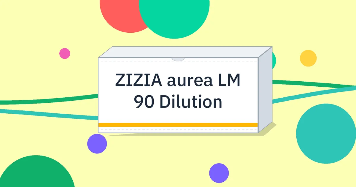 Symbolbild: Packung mit der Aufschrift ZIZIA aurea LM 90 Dilution (PZN 13304115) – Verfügbarkeit und Bezug in Apotheken in Frankfurt am Main