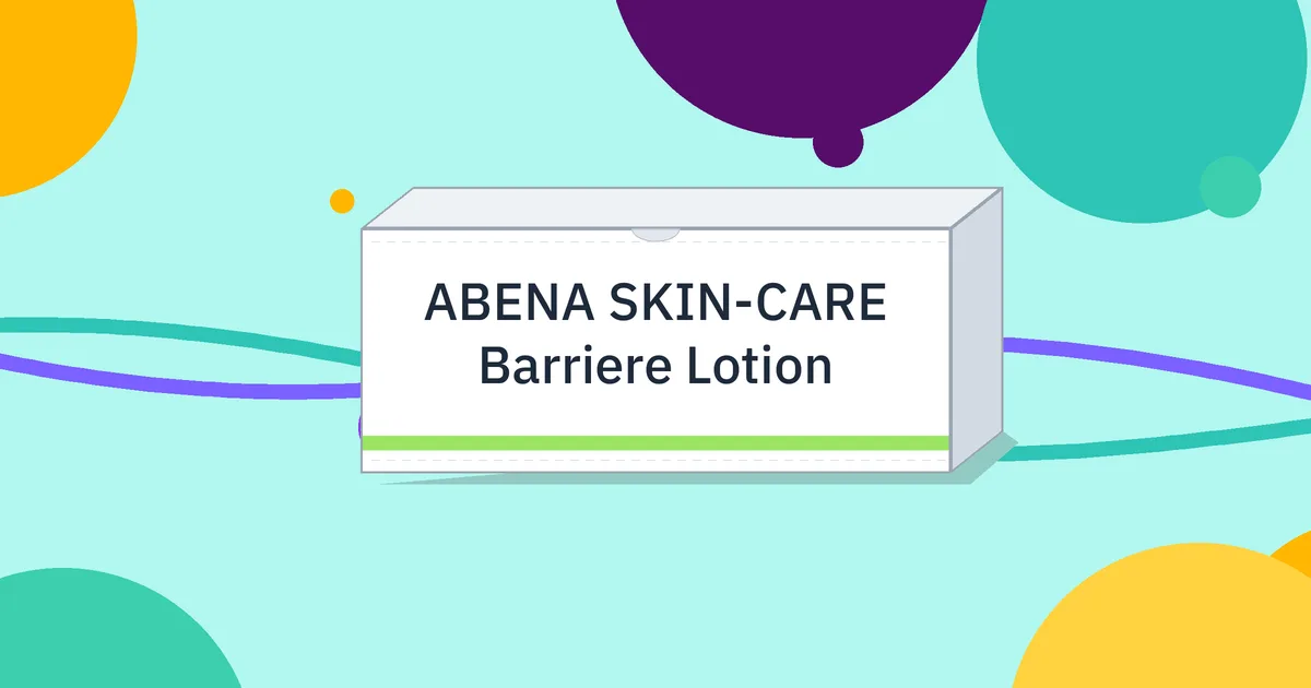 Symbolbild: Packung mit der Aufschrift ABENA SKIN-CARE Barriere Lotion (PZN 15384354) – Verfügbarkeit und Bezug in Apotheken in Frankfurt am Main