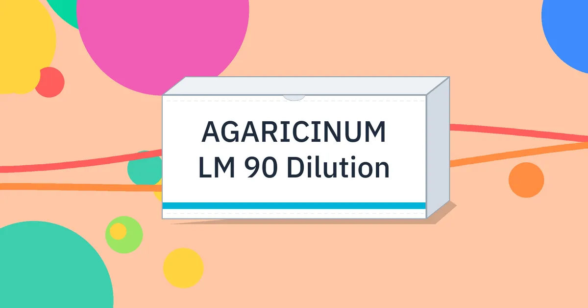 Symbolbild: Packung mit der Aufschrift AGARICINUM LM 90 Dilution (PZN 13303498) – Verfügbarkeit und Bezug in Apotheken in Frankfurt am Main