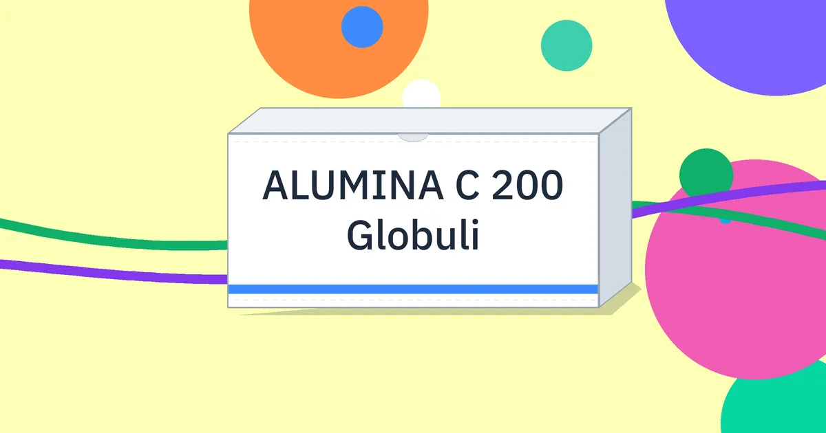 Symbolbild: Packung mit der Aufschrift ALUMINA C 200 Globuli (PZN 04202806) – Verfügbarkeit und Bezug in Apotheken in Frankfurt am Main
