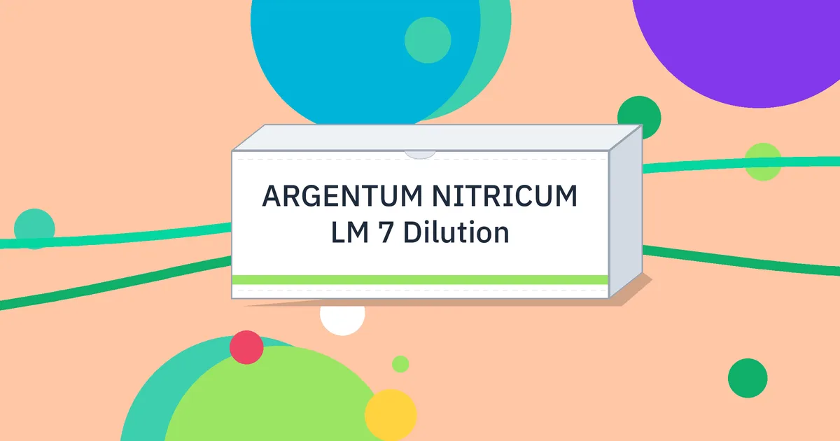 Symbolbild: Packung mit der Aufschrift ARGENTUM NITRICUM LM 7 Dilution (PZN 12768611) – Verfügbarkeit und Bezug in Apotheken in Frankfurt am Main
