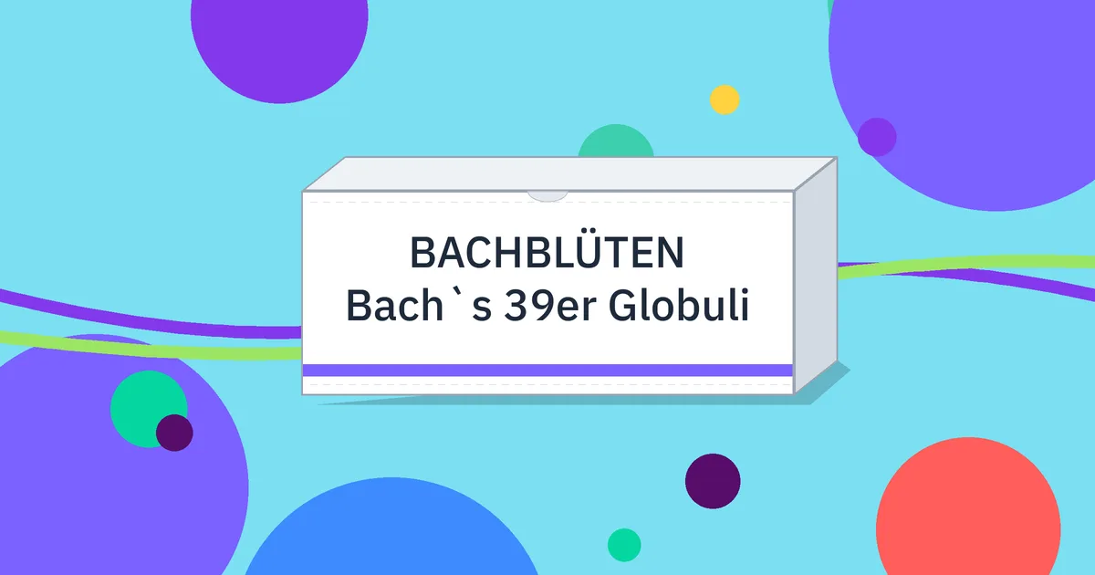 Symbolbild: Packung mit der Aufschrift BACHBLÜTEN Bach`s 39er Globuli (PZN 01942543) – Verfügbarkeit und Bezug in Apotheken in Frankfurt am Main
