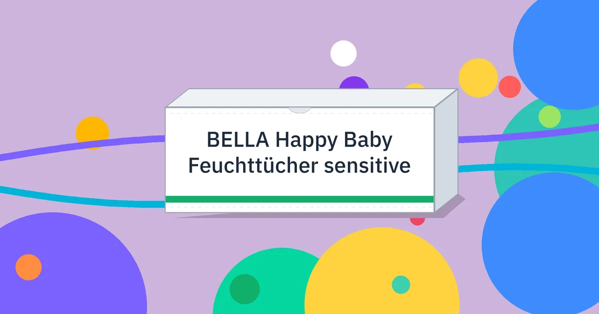 Symbolbild: Packung mit der Aufschrift BELLA Happy Baby Feuchttücher sensitive (PZN 15206440) – Verfügbarkeit und Bezug in Apotheken in Frankfurt am Main