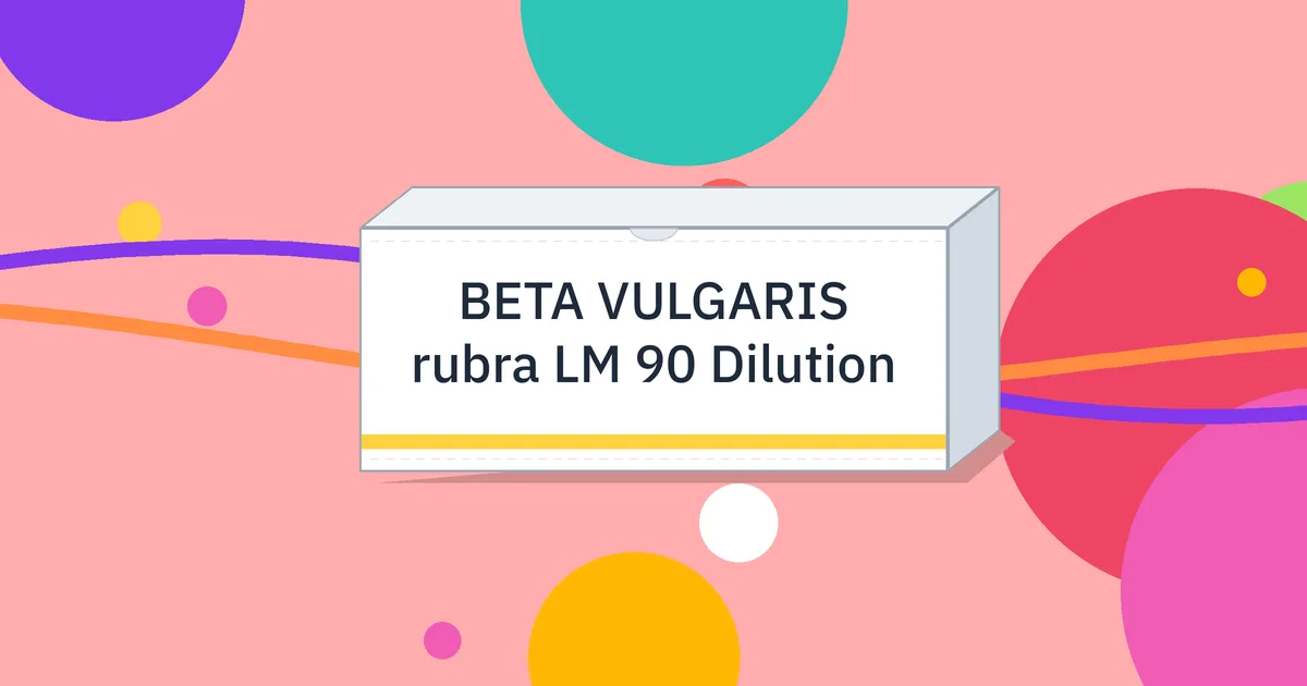 Symbolbild: Packung mit der Aufschrift BETA VULGARIS rubra LM 90 Dilution (PZN 13385591) – Verfügbarkeit und Bezug in Apotheken in Frankfurt am Main