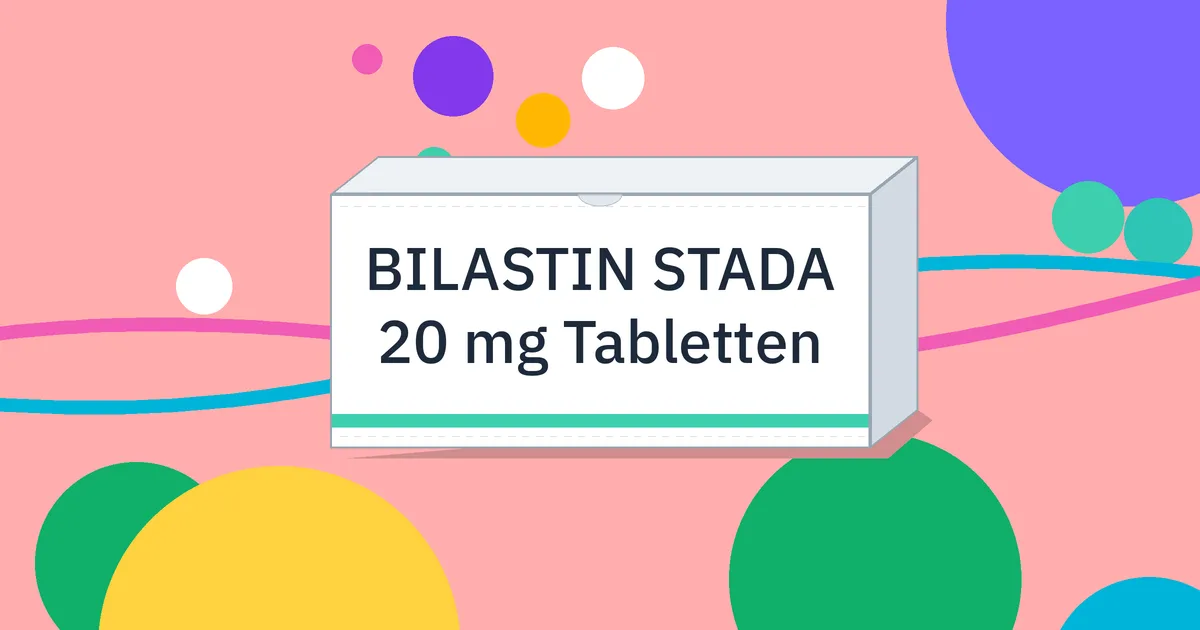 Symbolbild: Packung mit der Aufschrift BILASTIN STADA 20 mg Tabletten (PZN 19240072) – Verfügbarkeit und Bezug in Apotheken in Frankfurt am Main
