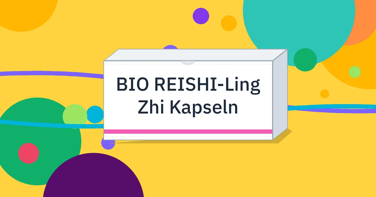 Symbolbild: Packung mit der Aufschrift BIO REISHI-Ling Zhi Kapseln (PZN 10790026) – Verfügbarkeit und Bezug in Apotheken in Frankfurt am Main