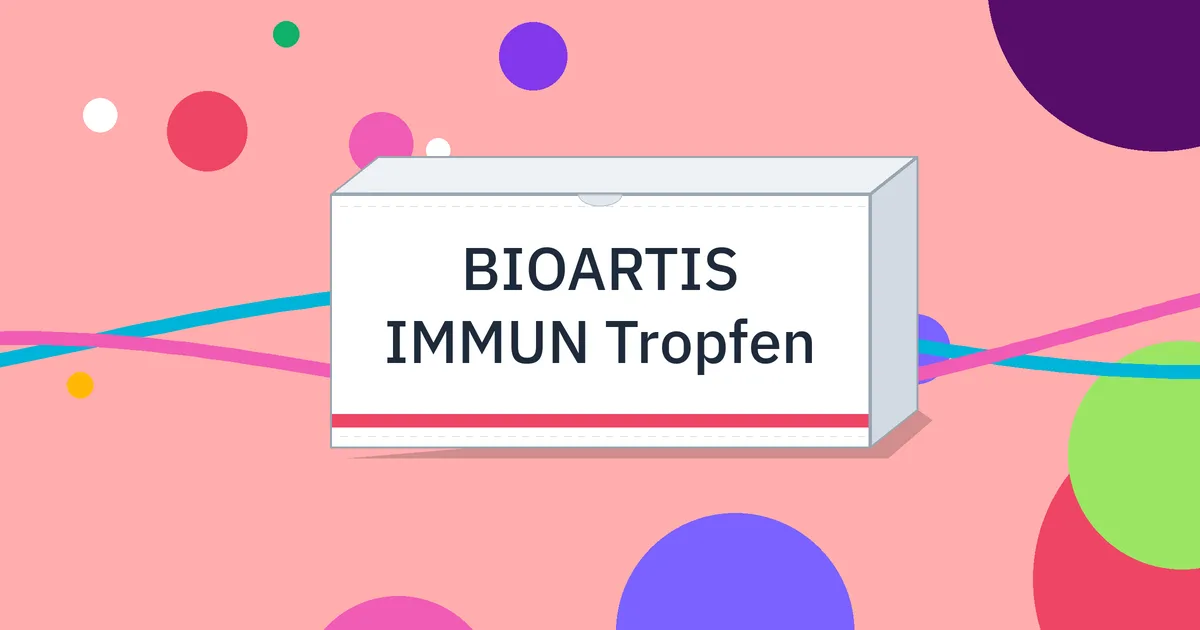 Symbolbild: Packung mit der Aufschrift BIOARTIS IMMUN Tropfen (PZN 00072011) – Verfügbarkeit und Bezug in Apotheken in Frankfurt am Main