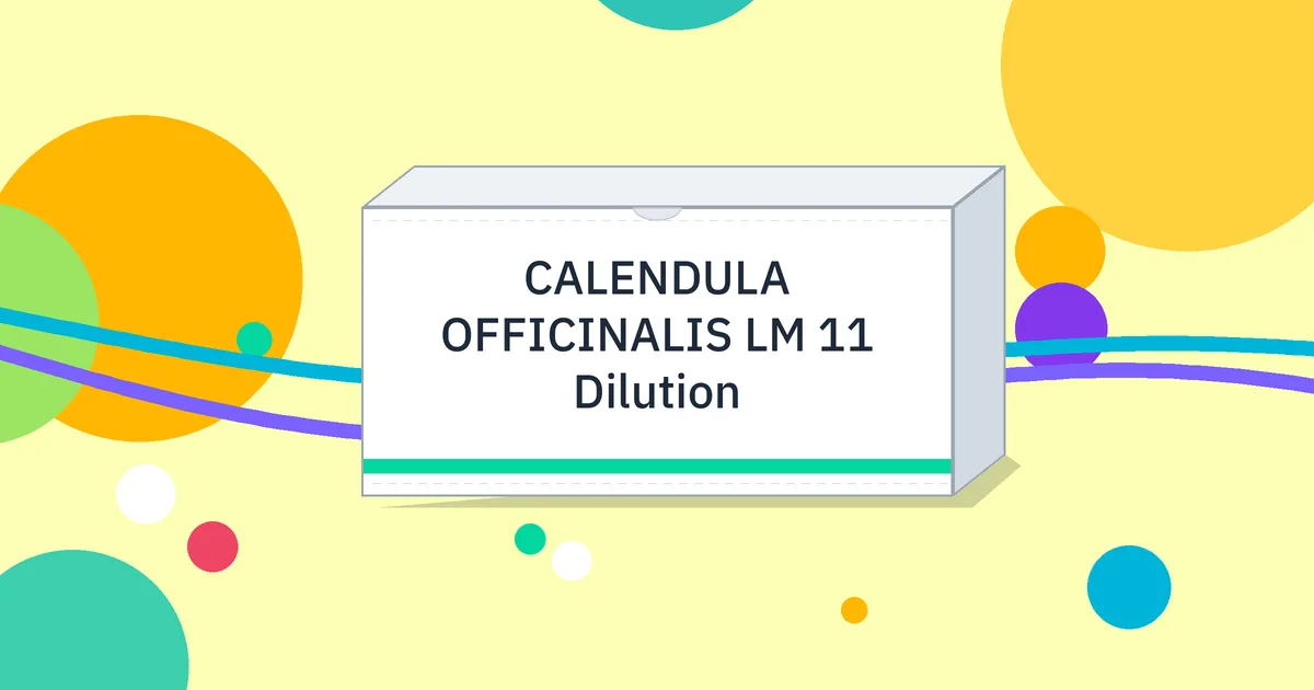 Symbolbild: Packung mit der Aufschrift CALENDULA OFFICINALIS LM 11 Dilution (PZN 12807357) – Verfügbarkeit und Bezug in Apotheken in Frankfurt am Main