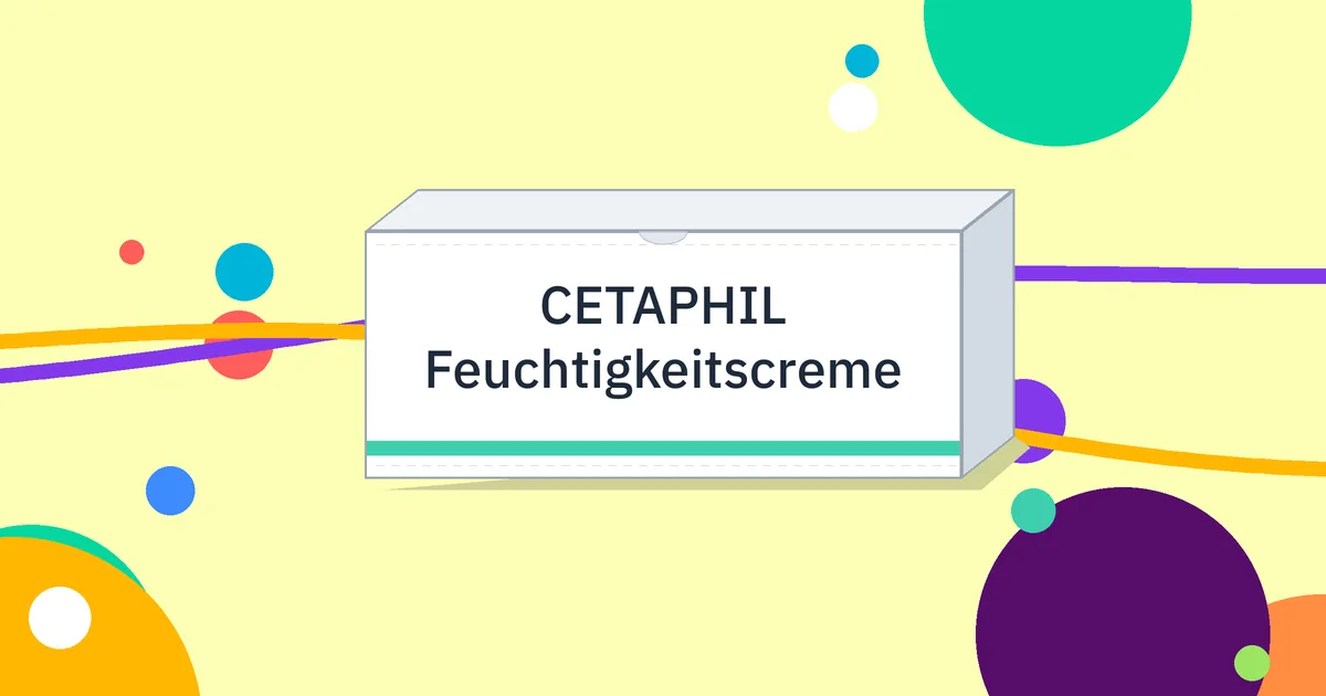 Symbolbild: Packung mit der Aufschrift CETAPHIL Feuchtigkeitscreme (PZN 18744267) – Verfügbarkeit und Bezug in Apotheken in Frankfurt am Main