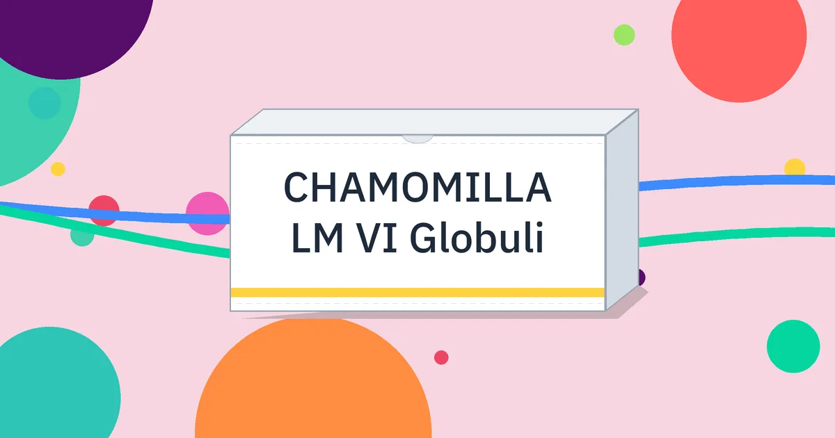 Symbolbild: Packung mit der Aufschrift CHAMOMILLA LM VI Globuli (PZN 02658979) – Verfügbarkeit und Bezug in Apotheken in Frankfurt am Main