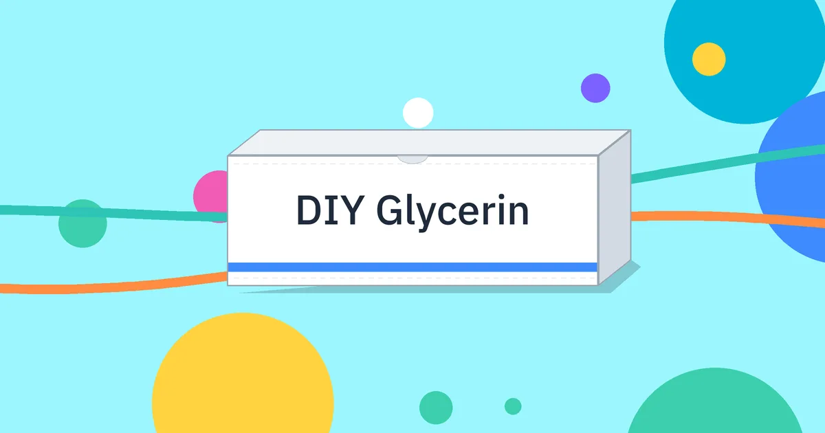 Symbolbild: Packung mit der Aufschrift DIY Glycerin (PZN 16155526) – Verfügbarkeit und Bezug in Apotheken in Frankfurt am Main