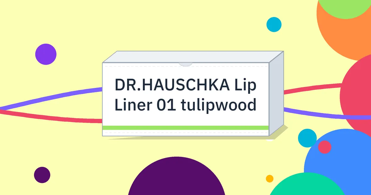 Symbolbild: Packung mit der Aufschrift DR.HAUSCHKA Lip Liner 01 tulipwood (PZN 18651264) – Verfügbarkeit und Bezug in Apotheken in Frankfurt am Main