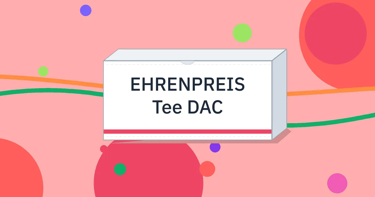 Symbolbild: Packung mit der Aufschrift EHRENPREIS Tee DAC (PZN 10811490) – Verfügbarkeit und Bezug in Apotheken in Frankfurt am Main