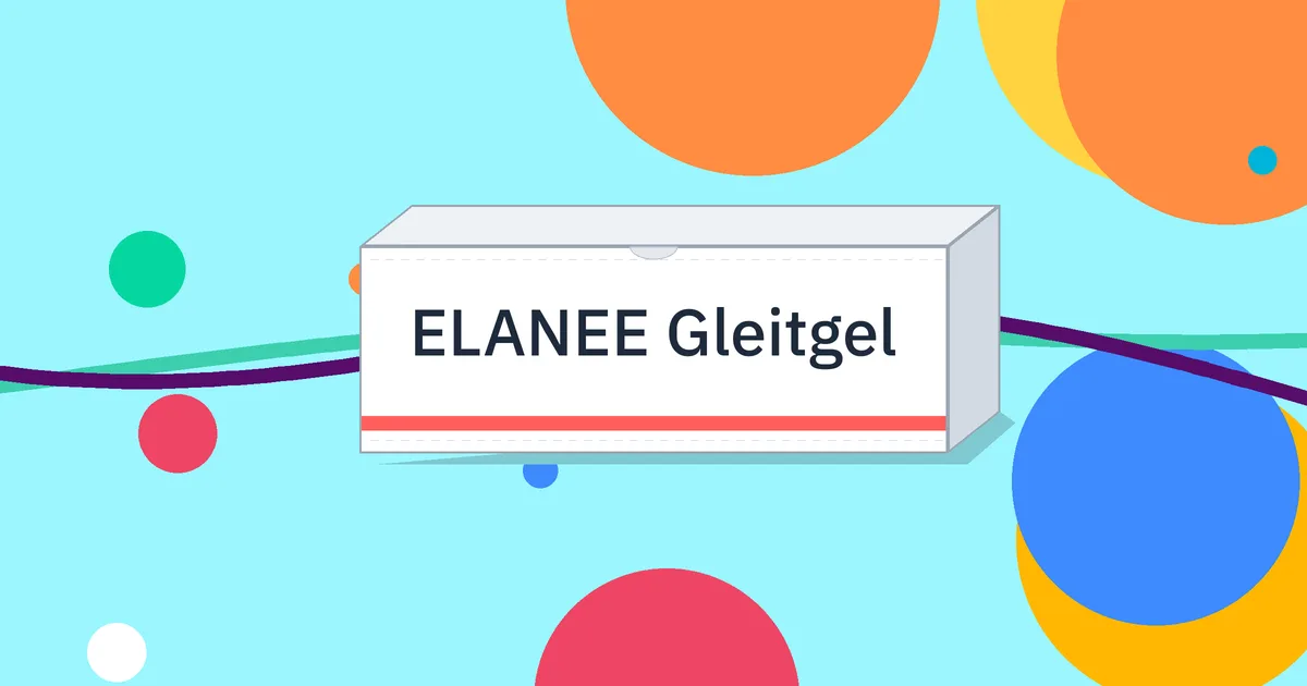 Symbolbild: Packung mit der Aufschrift ELANEE Gleitgel (PZN 11561954) – Verfügbarkeit und Bezug in Apotheken in Frankfurt am Main